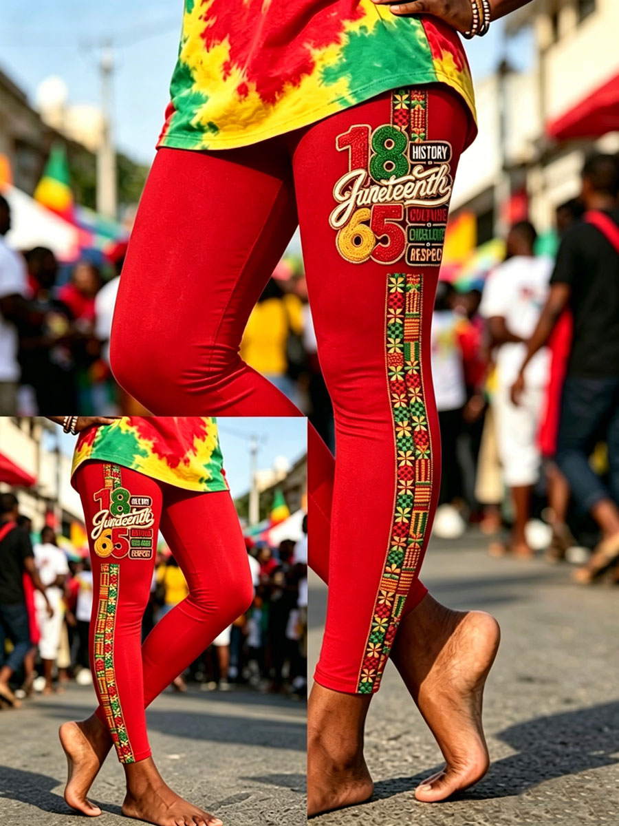 Women's Juneteenth Print Bottoms - Black Legacy Foundation